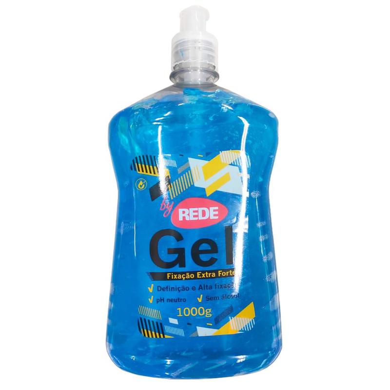 Gel Fixador By Rede Extra Forte 1kg - Modelador e Fixador de Cabelo ...