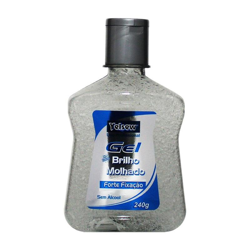Gel Fixador Forte 240g - Yelsew - Gel de Cabelo - Magazine Luiza