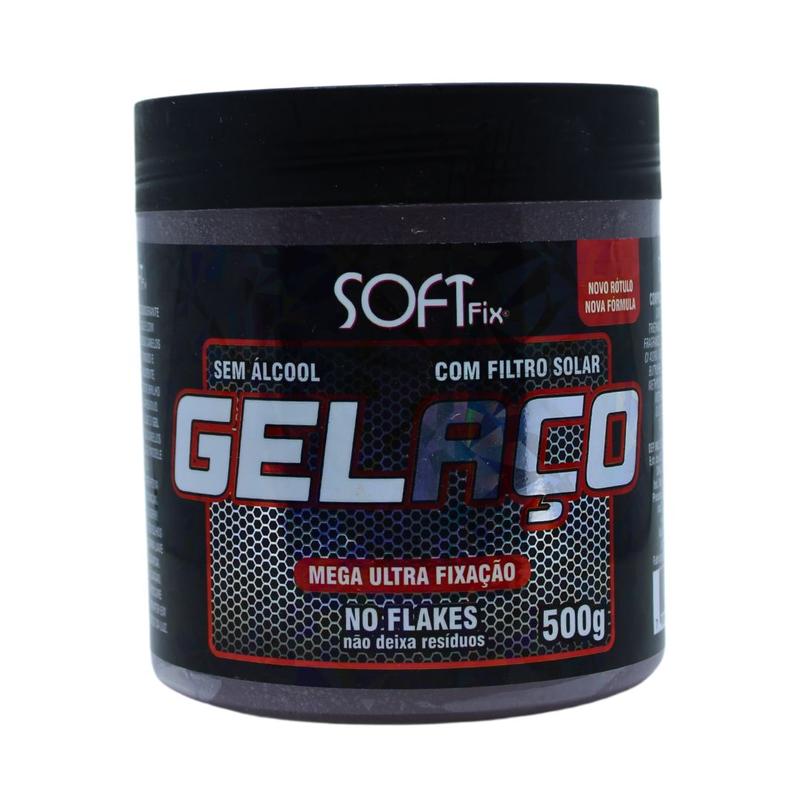 Gel Fixador Gel Aço Mega Ultra Fixação Soft Fix 500g - SoftFix - Gel de ...