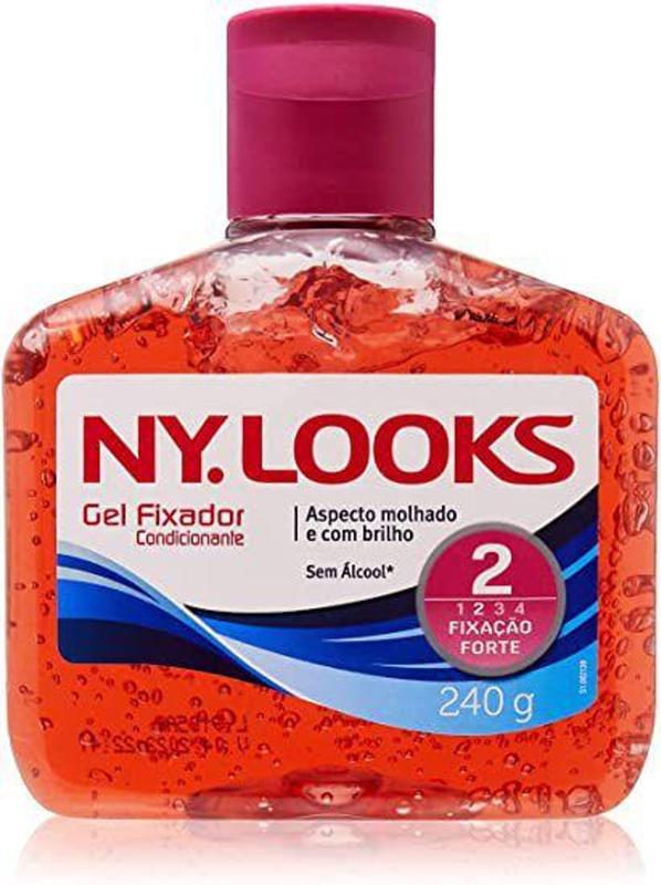 Gel Fixador NY LOOKS Fixação Forte 240g - Finalizador Capilar ...