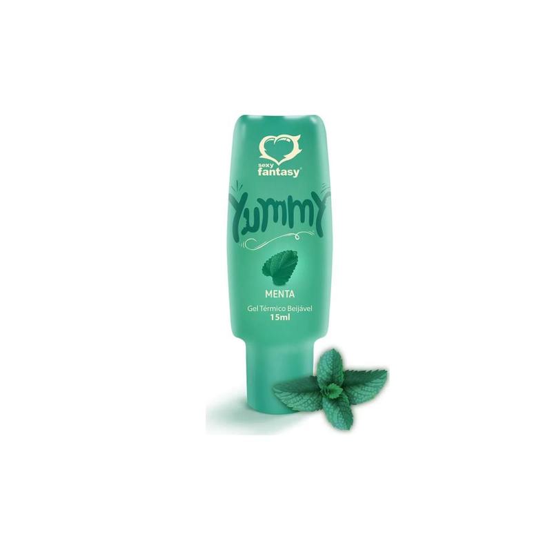 Gel Lubrificante Íntimo Comestível Yummy Oral Sabor Menta - Sexy ...