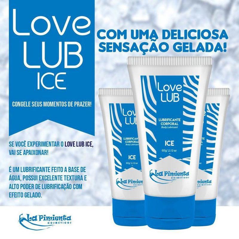 Gel lubrificante love lub ice 60gr - la pimienta - La Pimenta ...