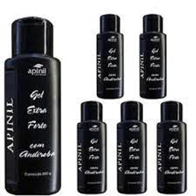 Gel Massageador Extra Forte Apinil Frasco 200g Kit 8 Unidades ...