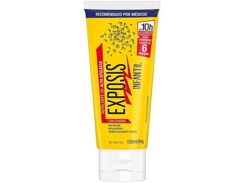 Gel Repelente Infantil Exposis com Icaridina 100ml - Repelente para ...