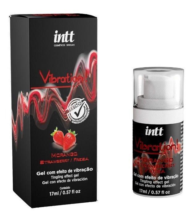 Gel Vibration Extra Forte Vibra Aquece e Lubrifica Morango - Intt - Gel ...