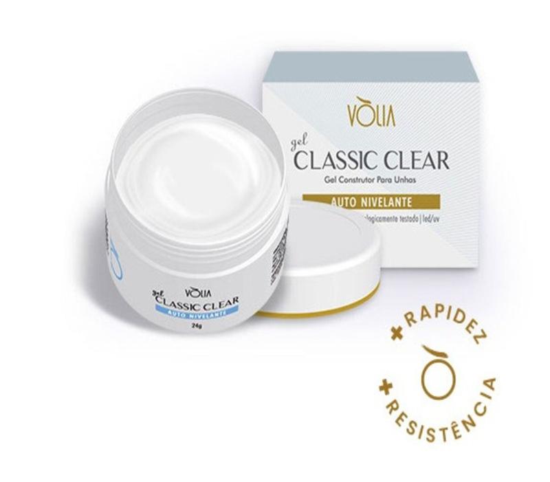 Gel Volia Nova Fórmula Classic Clear 24g Autonivelante - VÒLIA - Gel ...