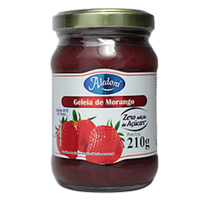 Geléia Zero Morango 210g - Aledora - Geleia - Magazine Luiza