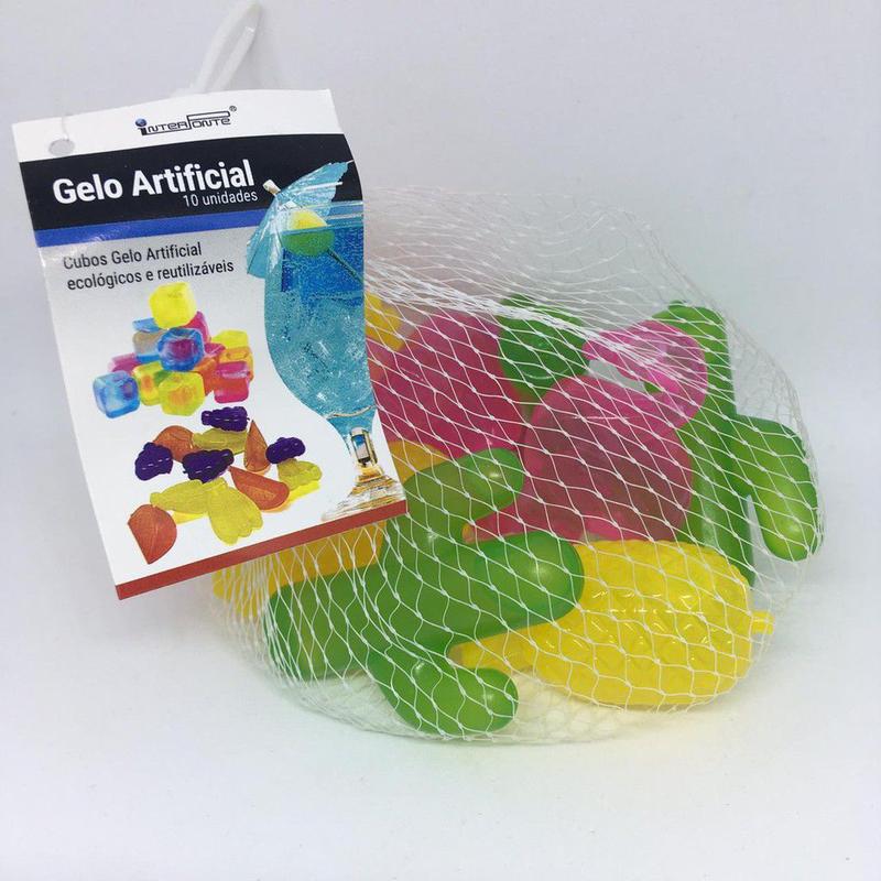 Gelo artificial Ecológico Reutilizável (conjunto com 10 cubos ...