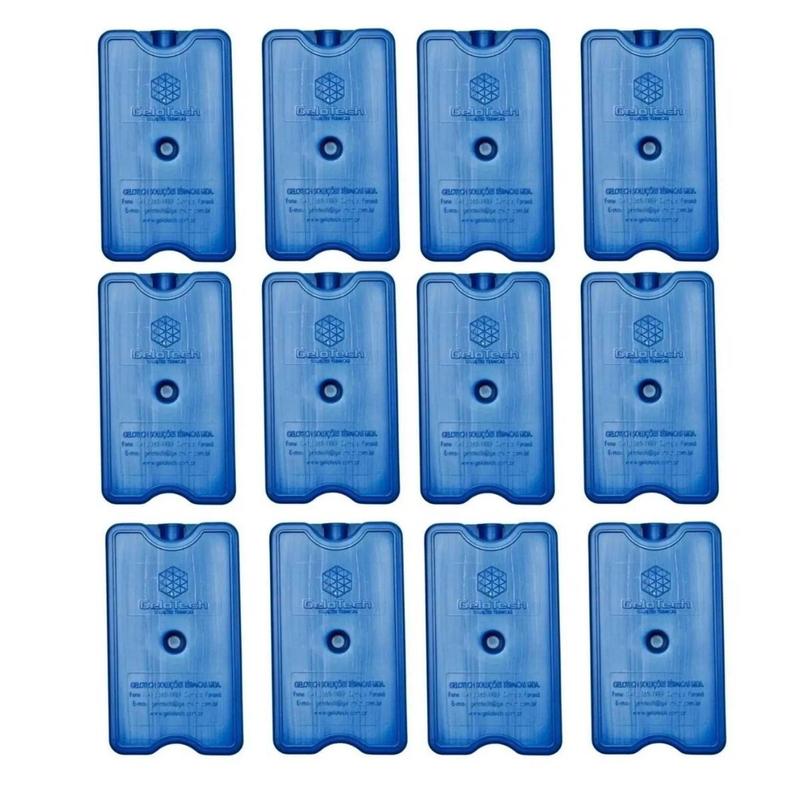 Gelo Artificial Reutilizável Rígido de 400ml GeloTech c/ 12 unidades ...