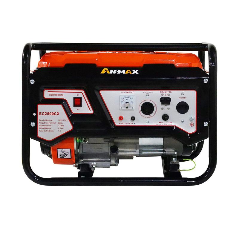 Gerador De Energia À Gasolina EC2500 Anmax 2.5Kw 127/220V - Gerador de ...