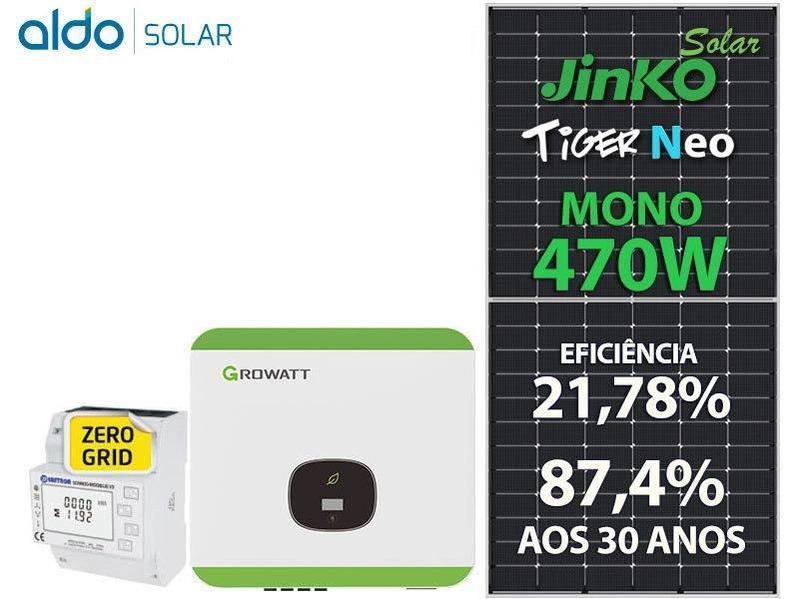 Gerador De Energia Solar Growatt Zero Grid Sem Estrutura Growatt Gf 7 ...