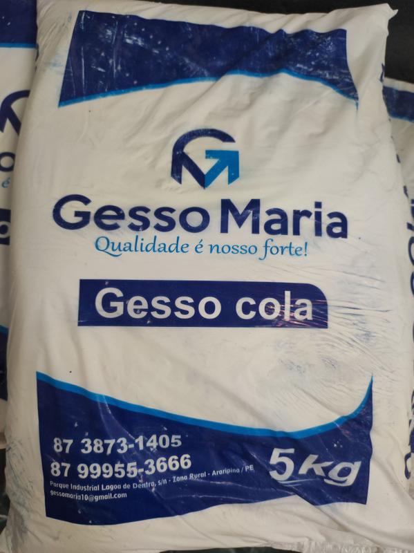 Gesso Cola para molduras Placas 3D 5kg - Maria - Gesso para Construção ...