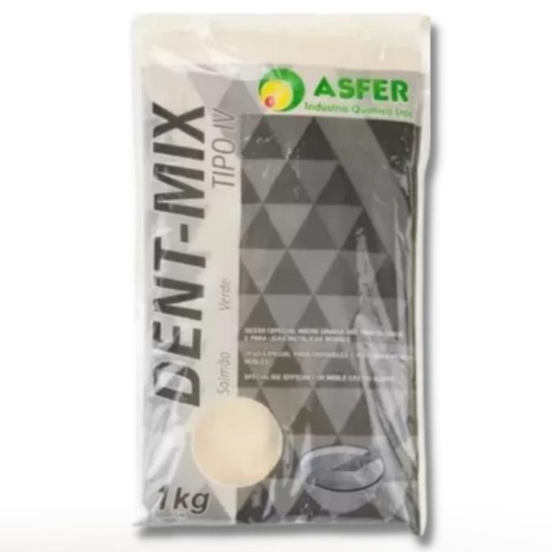 Gesso Especial DENT-MIX Tipo 4 Odontologia ASFER - Gesso para ...
