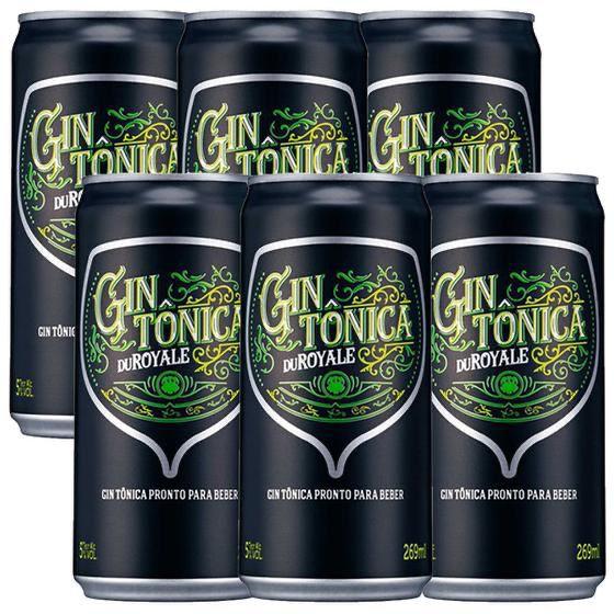 Gin Tonica Ice Du Royale Lata 269ml Kit com 6 - Conti - Bebida Mista ...