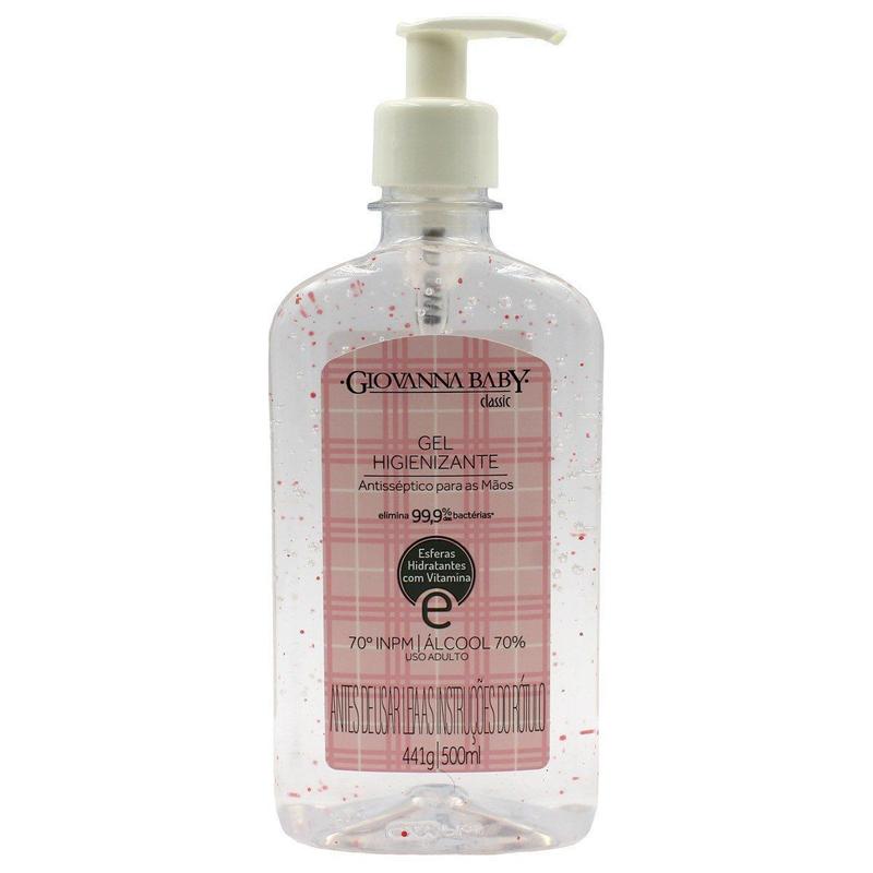 Giovanna Baby Álcool Gel Classic 500ml - Álcool em Gel para as Mãos ...