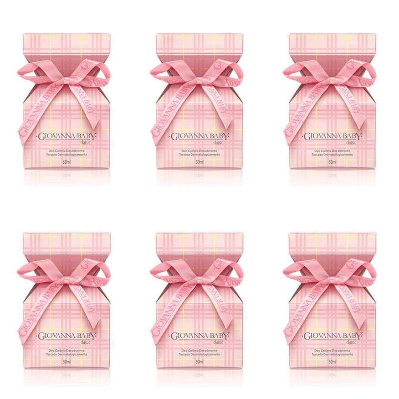 Giovanna Baby Rosa Deo Colônia 50ml (Kit C/06) - Kit Higiene Bebê ...