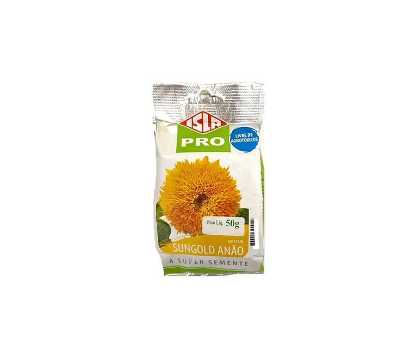 Girassol Sungold Anão - 50gramas de Sementes - ISLA SEMENTES - Sementes ...