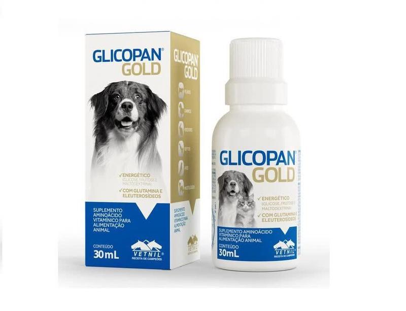 Glicopan Gold 30ml / 125ml - 125ml - Vetnil - Vitaminas e Suplementos ...