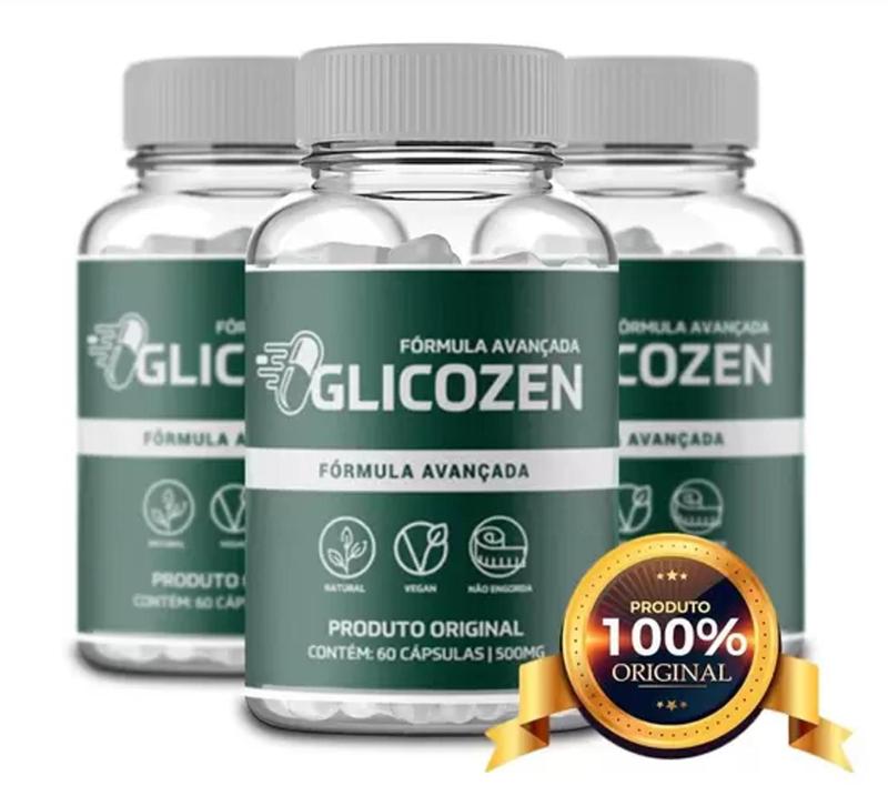 Glicozen - 180 Caps (3 Potes) - 100% Original - Visual Suplementos ...