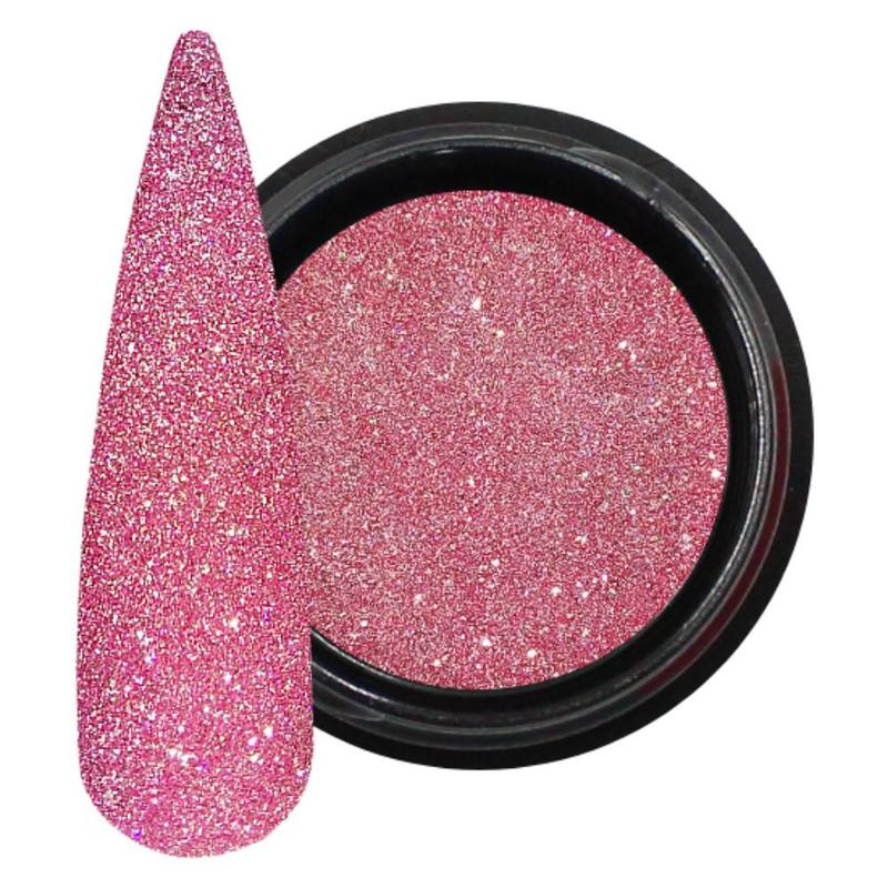 Glitter refletivo rosa cristal neon holo 2g mix da jo reflexivo ...