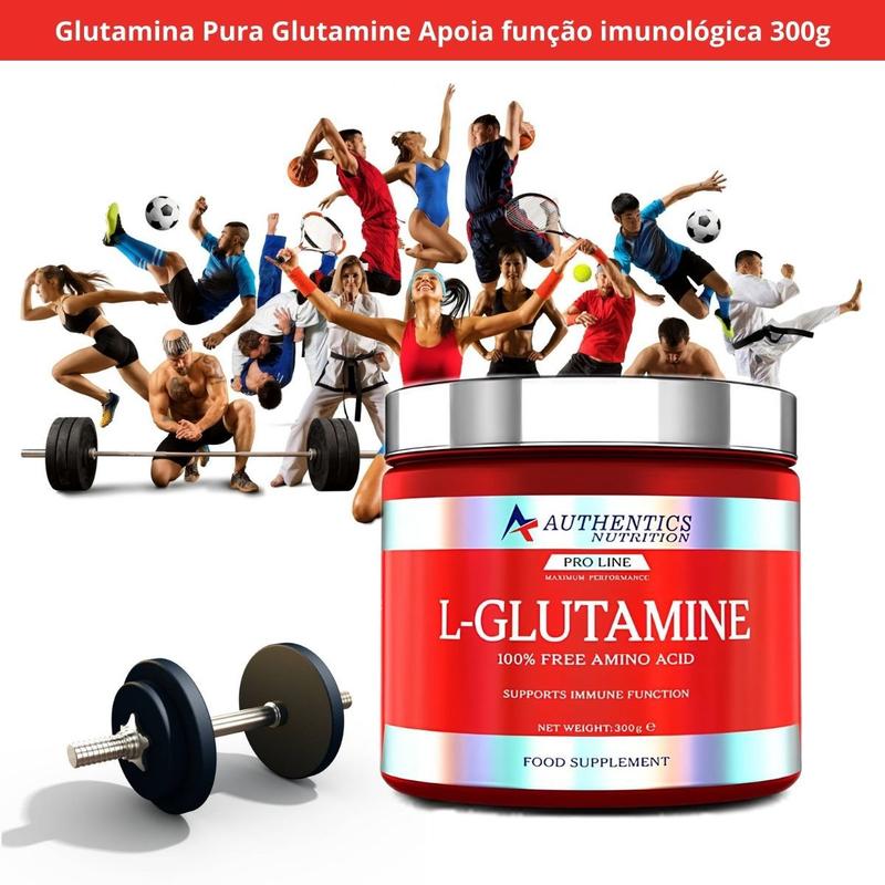 Glutamina Pura Glutamine Apoia função imunológica 300g - Pro Line ...