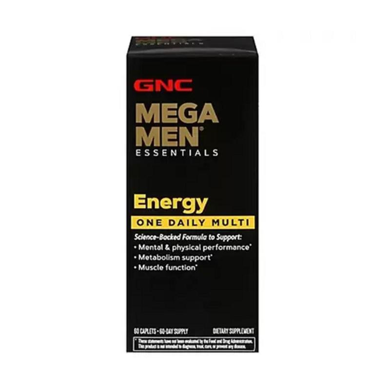 GNC Mega Men Energy Essentials One Daily Multi - 60 cápsulas ...