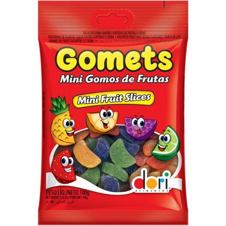 Goma Deliciosa Mini Gomos de Frutas Qualidade Dori 100g - Balas ...