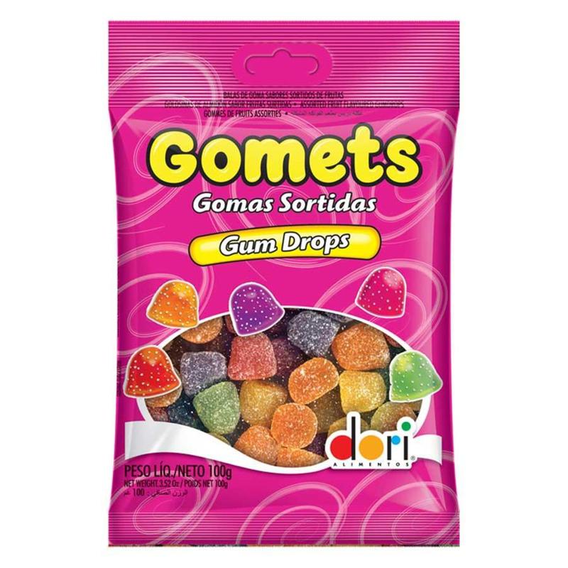 Goma Gomets Gum Drops 100g Dori - Aluá festas - Balas - Magazine Luiza