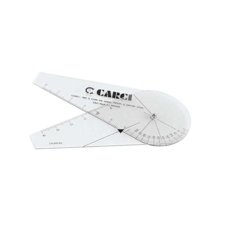 Goniômetro em Acrilico pequeno 7cm - CARCI - Ferramentas para Medição e ...