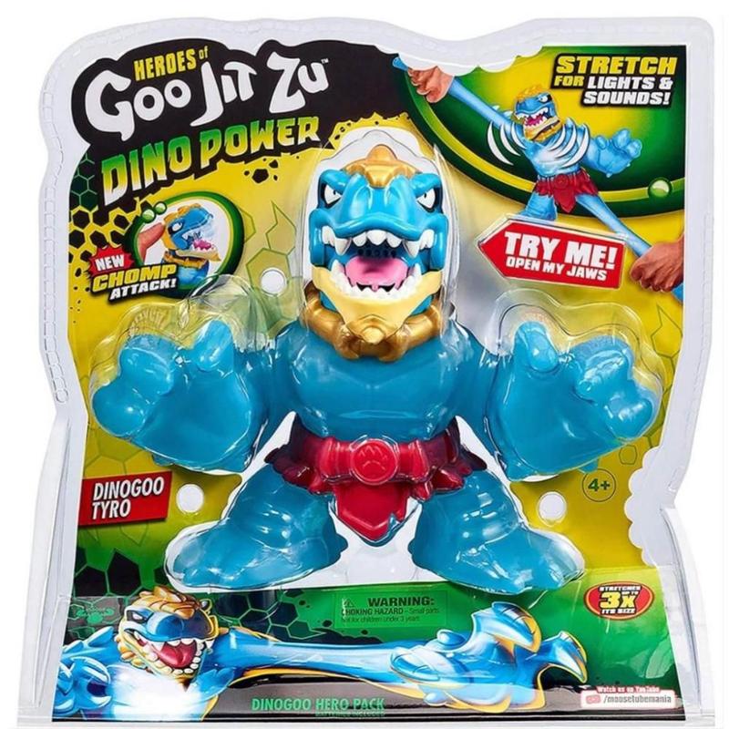 Goo Jit Zu Boneco Elástico Estica Dinogoo Tyro Dino Power - Sunny ...