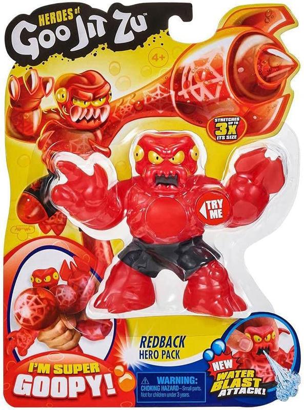 Goo Jit Zu - Pack com 1 Figura - Redback Hero Pack - Sunny - Bonecos ...