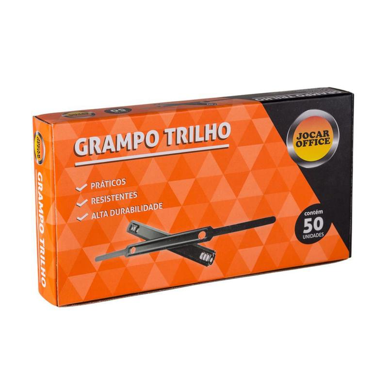 Grampo Trilho Metal PT 50 Unidades - Jocar Office - Grampo Trilho ...