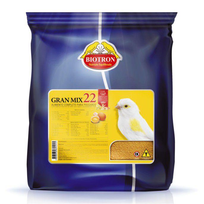 Gran mix 22 1 kg - extrusada para canário, calafate, mandarim, diamante ...