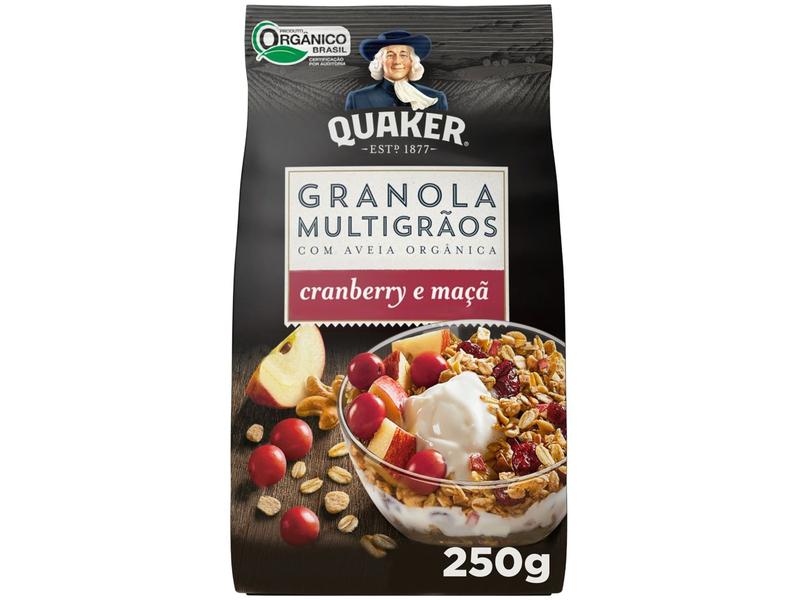 Granola Quaker Cranberry e Maçã Multigrãos 250g - Granola - Magazine Luiza