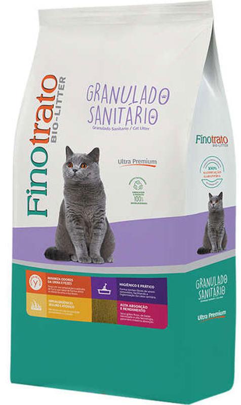 Granulado Sanitário Finotrato Bio-Litter Ultra Premium para Gatos 25kg ...