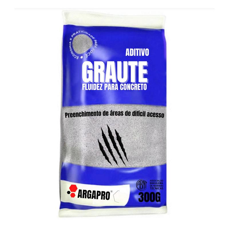 Graute /graut aditivo de fluidez para concreto 300g - ARGA - Cimento ...
