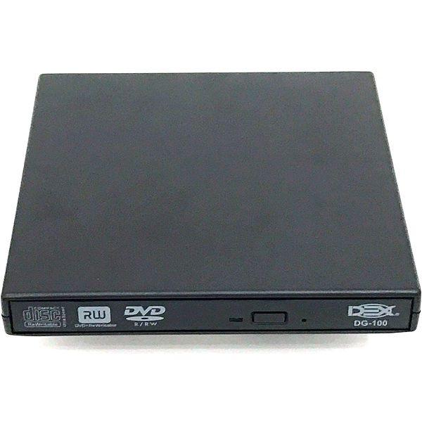 Gravador DVD Externo SLIM USB DEX DG-100 Preto - Leitor e Gravador de ...