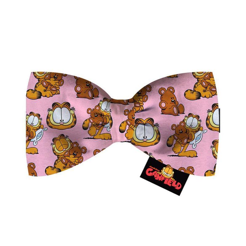 Gravata MeuAuAu Garfield 1 Rosa para Cães e Gatos - Gravata e Lacinho ...