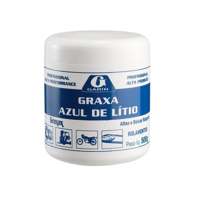 Graxa Azul De Litio Para Rolamento Pote 500grs - Garin - Graxa ...