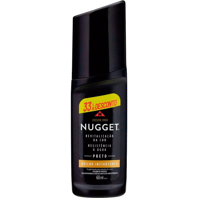 Graxa Nugget Líquida Preto 60Ml - Revitalização da Cor, Resistência a ...