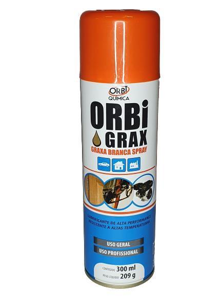 Graxa Spray Orbi Grax Uso Geral Profissional Branca 300ml - ORBI ...