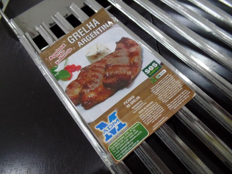 Grelha argentina 55x50 - Metal ADM - Grelhas - Magazine Luiza