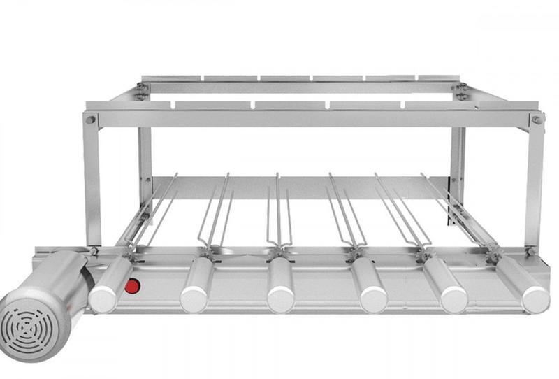 Gril Giratório Elétrico Inox - Sevefort - Espeto Giratório - Magazine Luiza
