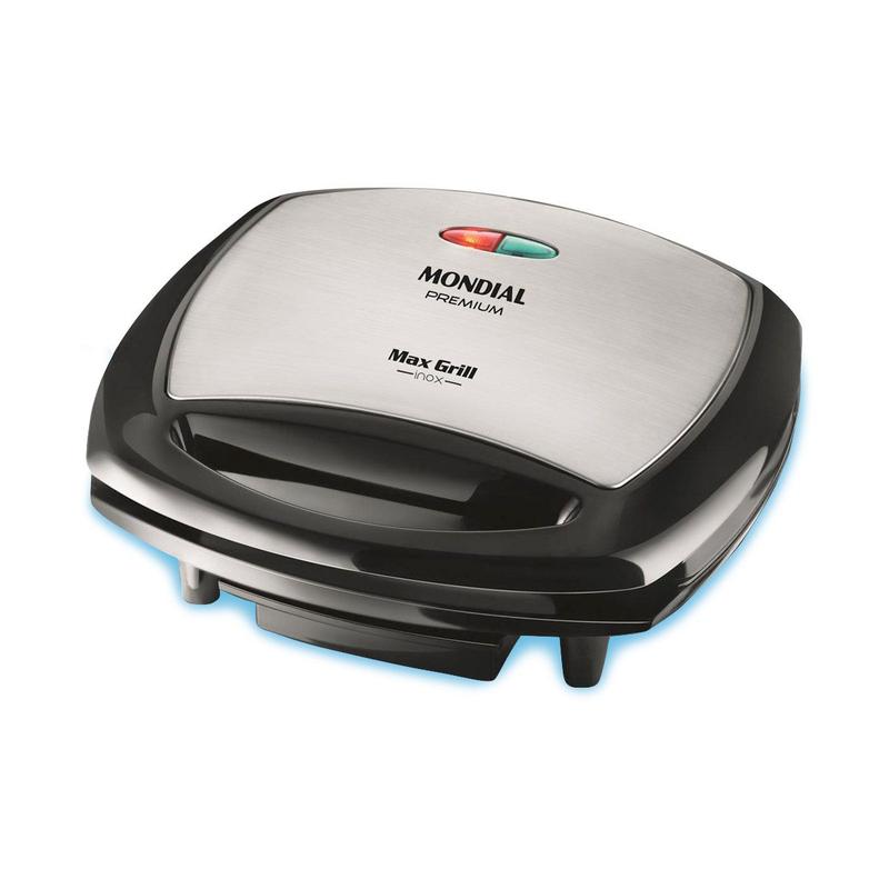 Grill Mondial G-07 Premium Max Preto/Inox - Grill - Magazine Luiza