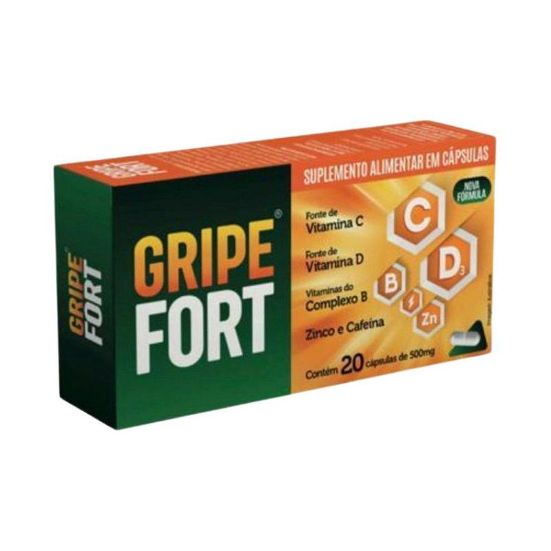 Gripe Fort 20 cáps - Eurofito - Cafeína - Magazine Luiza