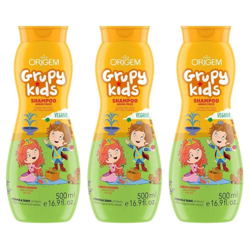 Grupy Kids Adeus Frizz Shampoo 500ml (Kit C/03) - NAZCA - Shampoo ...