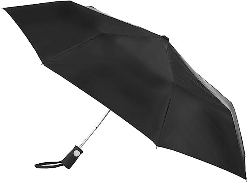 Guarda-chuva masculino, preto, compacto, abre automaticamente - Rhea ...
