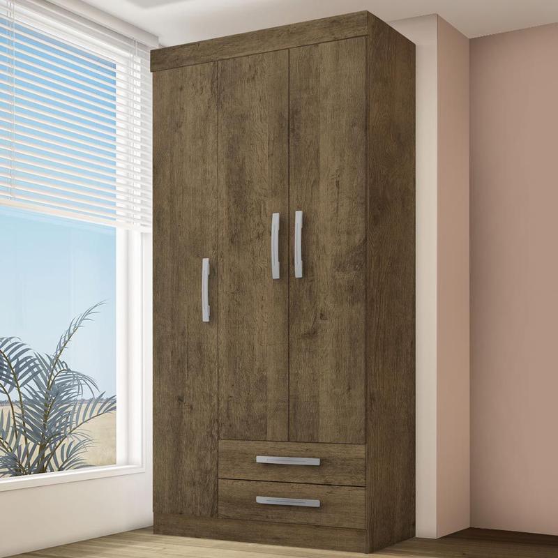 Guarda-roupa 3 Portas 2 Gavetas Maraba 0184 Demolição - Genialflex ...
