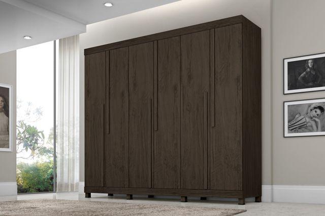 Guarda Roupa California 6 Portas 5 Gavetas Malbec - Incabrás - Guarda ...
