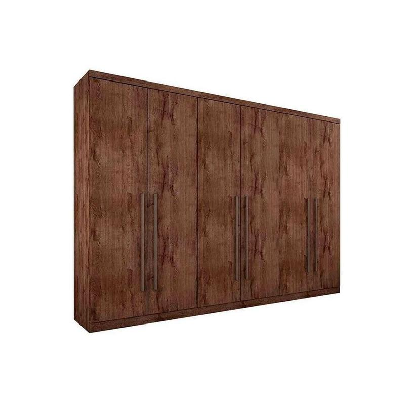 Guarda Roupa Casal 6 Portas e 8 Gavetas Dello Plus Canela - Novo ...